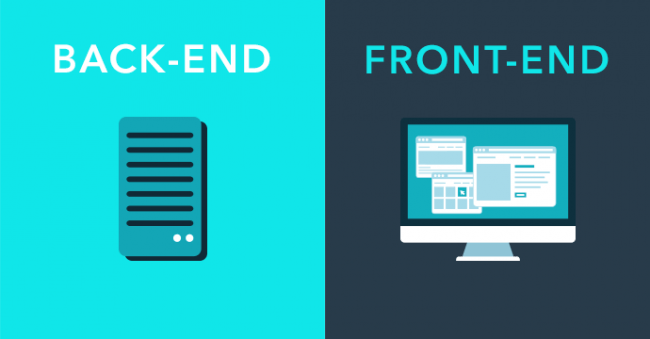 Qué es back-end y diferencias con front-end - Diccionario Ensalza