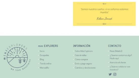 ¿Cómo sacarle partido al footer o pie de página y qué elementos incluir?